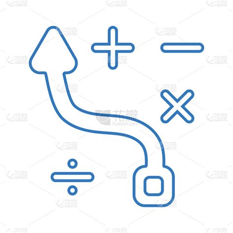 商务 做计划 轮廓 蓝色 金融 计算机图标 策略