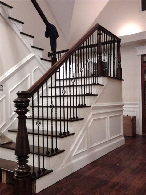 Hand Made Custom Newel Post And Stairs By Wm Pinion Fine Furniture
