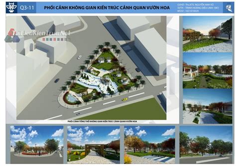 Đồ án Quy Hoạch Q3 Thiết Kế Vườn Hoa