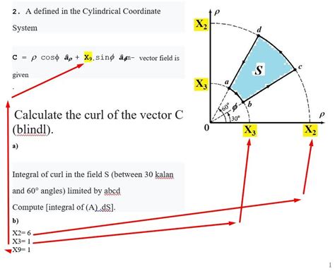 Solved A Defined In The Cylindrical Coordinate System The