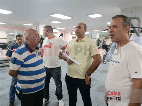 هاني العتال في جولة داخل جيمانزيوم الزمالك ويلتقي أعضاء الجمعية العمومية