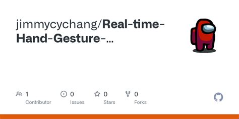 GitHub Jimmycychang Real Time Hand Gesture Recognition
