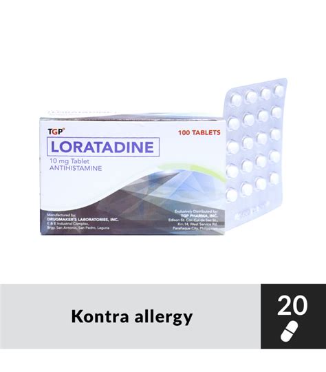 Loratadine Antihistamine 10mg Tablet 20s