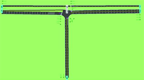 Continuous Green T Intersection Model Download Scientific Diagram