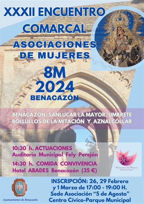 BenacazÓn Acoge El Xxxii Encuentro Comarcal De Asociaciones De Mujeres