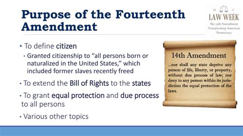 Ppt Law Day 2017 The 14 Th Amendment The Informed Voters Project