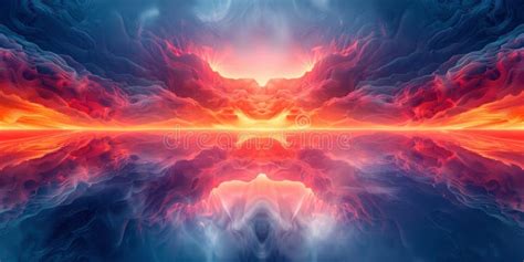 A Digital Creation Of A Complex And Vibrant Abstract Background Stock