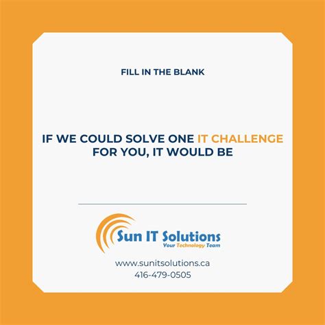 Sun It Solutions On Linkedin Itchallenge Techsolutions Problemsolving Businessneeds Itsupport…