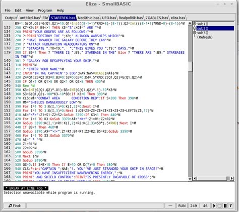 Gambas Mis Programas Y El Softwarelibre Smallbasic Un Basic Para