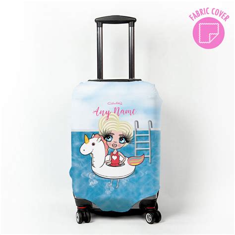 Claireabella Girls Unicorn Suitcase Cover Toxic Fox