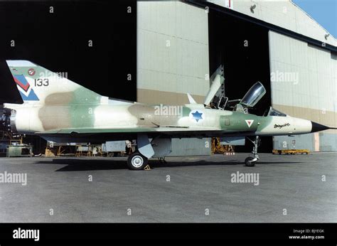 Israeli Air Force Dassault Mirage Iiicj Fighter Plane On The Ground