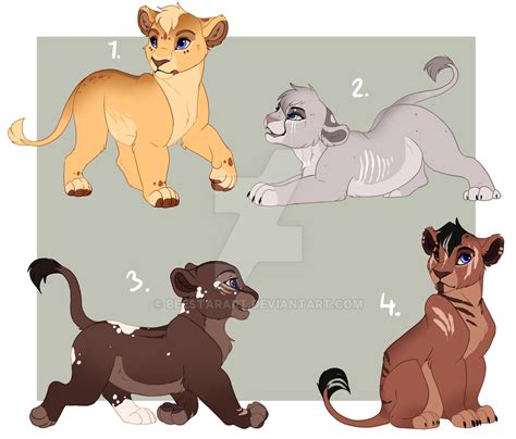 Lion Cub Adopt Closed By Beestarart On Deviantart