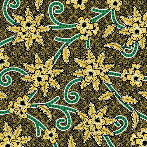 Premium Vector Traditional Batik Design From Indonesia