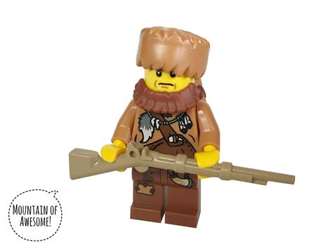 Davy Crocket Custom Minifigure Limited Edition Daniel Boone Etsy