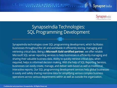 SynapseIndia Technologies Custom Software Development PPT Social Networking Internet