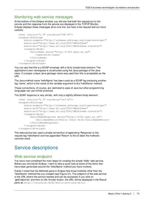 part 1 implementing a simple web service