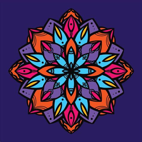 Simple Mandala Pattern Desighn 10955184 Vector Art At Vecteezy