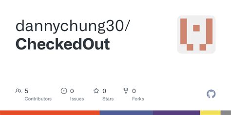 Github Dannychung30checkedout