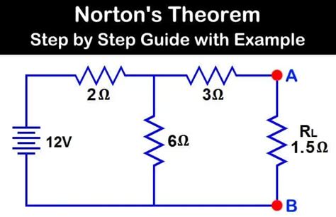 norton s theorem step by step procedure with example