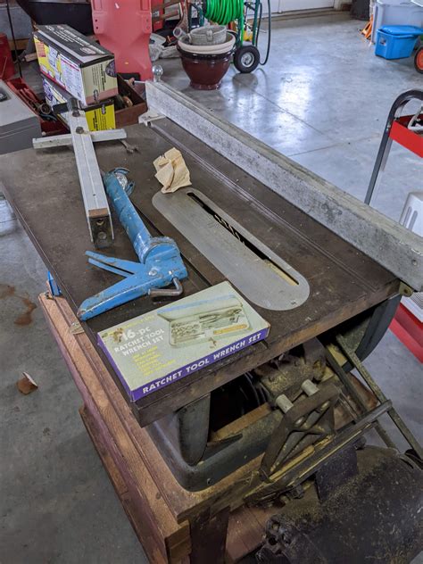 Inherited Table Saw If Refurbished Could This Be A Better Saw Than My