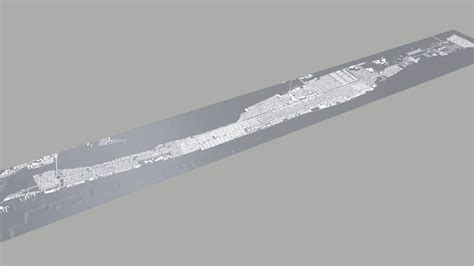 Cityscape Long Beach California United States 3d Model By Clickshop3d