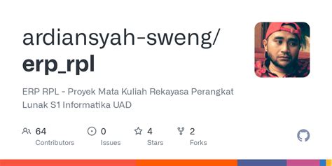 GitHub Ardiansyah Sweng Erp Rpl ERP RPL Proyek Mata Kuliah Rekayasa Perangkat Lunak S