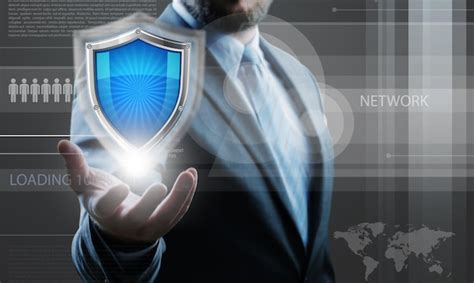 Premium Photo Data Protection And Network Security Concept