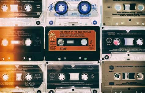 Assorted Tittle Cassette Tape Lot Music Vintage Audio Cassete Sting