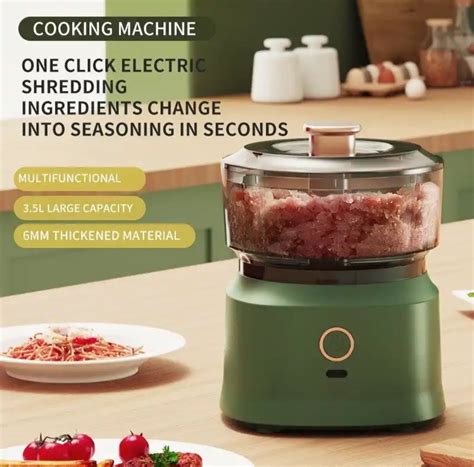 Rechargeable Food Processor Grinder Deseniam Store