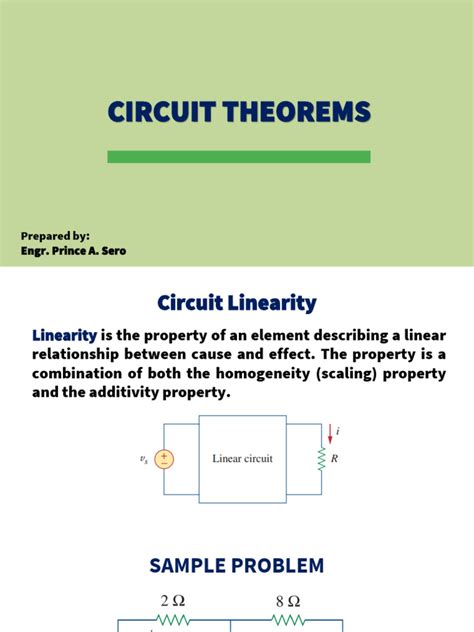 Module 5a Circuit Theorems 1 Pdf