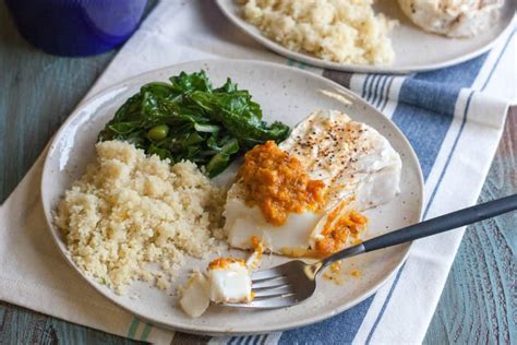 Halibut Steaks With A Roasted Pepper Tapenade