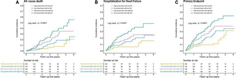 Kaplanmeier Survival Curves For A All Cause Death B Download