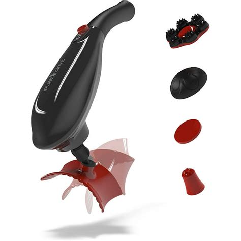 Pure Wave Cordless Percussion Massager Model Cm5 Black
