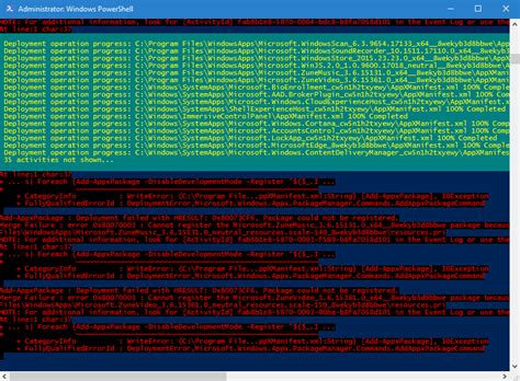 How Do I Reinstall Windows 10 Apps And Store Powershell Commands Not