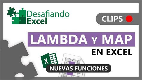 Lambda Y Map En Excel Clips De Excel 57 Youtube