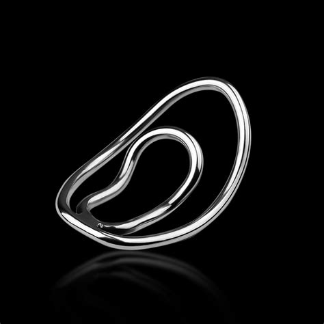 Cock And Scrotum Rings Curved Splitter Jewellery Penis Jewellery Delay