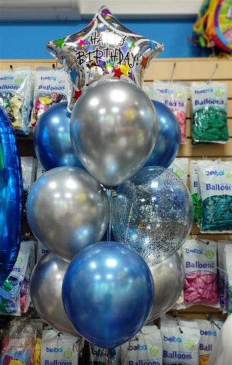 Фонтан из шаров № 60 с Днем Рождения!
