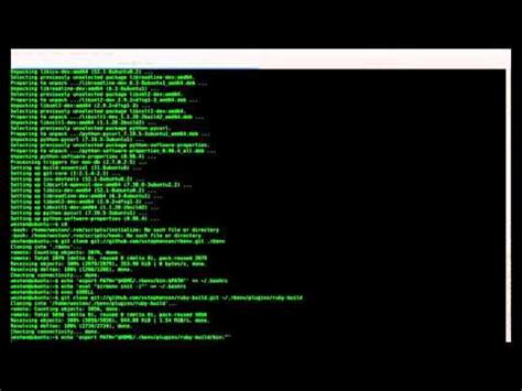 Linux Tutorials Install Ruby Using Rbenv Youtube