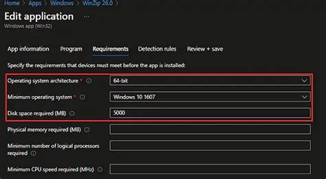 Understanding Win32 App Requirements Rule In Microsoft Intune Techuisitive