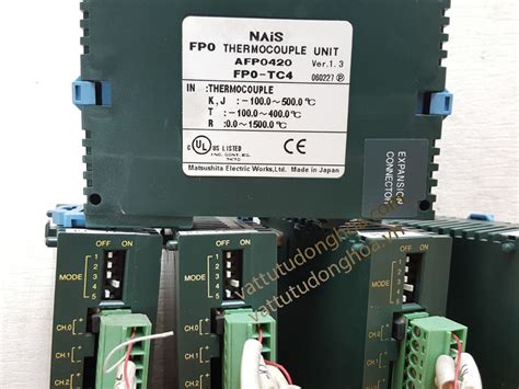 Cửa Hàng Vật Tư Tự Động Hóa Hcm Mô đun Nhiệt độ Thermocouple Panasonic