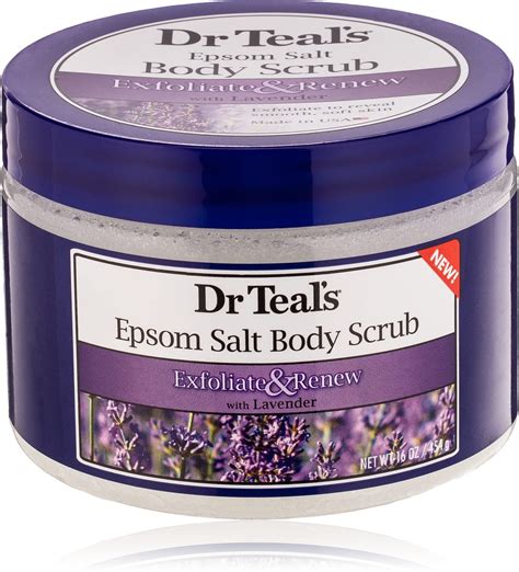 Dr Teals Pure Epsom Salt Body Scrub Soothe And Sleep With Lavender