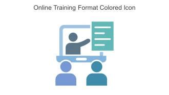 Online Training Format Colored Icon In Powerpoint Pptx Png And Editable