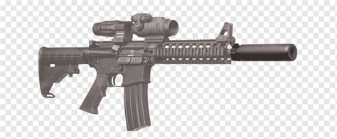 소총 총기 소음기 Surefire 원거리 무기 돌격 소총 소총 기관총 장난감 총 Png Pngwing