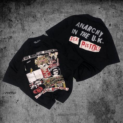 Jual Baju Kaos Pandb Oversize Sex Pistols T Shirt Band Vintage Sex Pistols Oversized Model Black