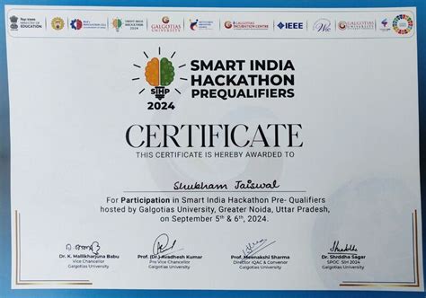 Shubham Jaiswal On Linkedin Smartindiahackathon Teamcodecrafters