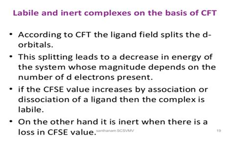 Labile Or Inert Complex Easyartical