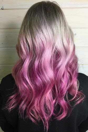 Exotic Shades Of Purple Ombre Hair