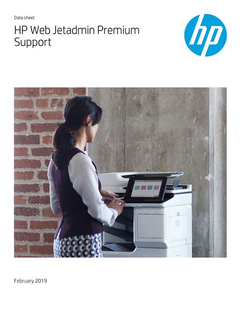 Hp Web Jet Admin V1040 Sr5 Premium Support Data Sheet Hp Web