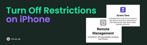 2 Proper Approaches How To Turn Off Restrictions On IPhone