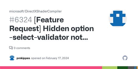 [feature request] hidden option select validator not shown in help